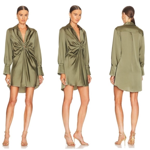 Jonathan Simkhai | Dresses | Jonathan Simkhai Roma Mini Dress In Willow ...